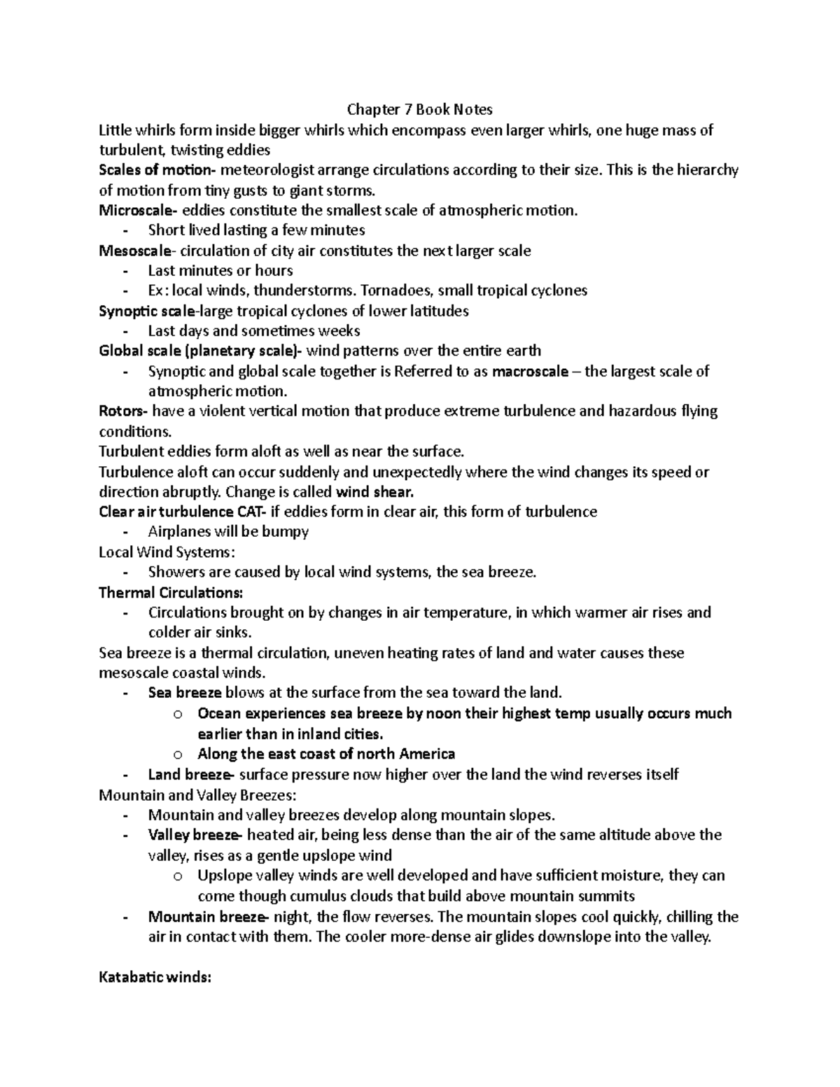 Chapter 7 Book Notes - Professor Montana Etten-Bohm. Taken online ...
