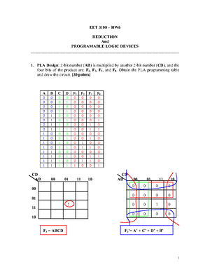 3100HW5 Counter Design Analysis sol - EET 3100 1 EET 3100 HW#5 – COUNTER DESIGN and ANALYSIS 1 ...