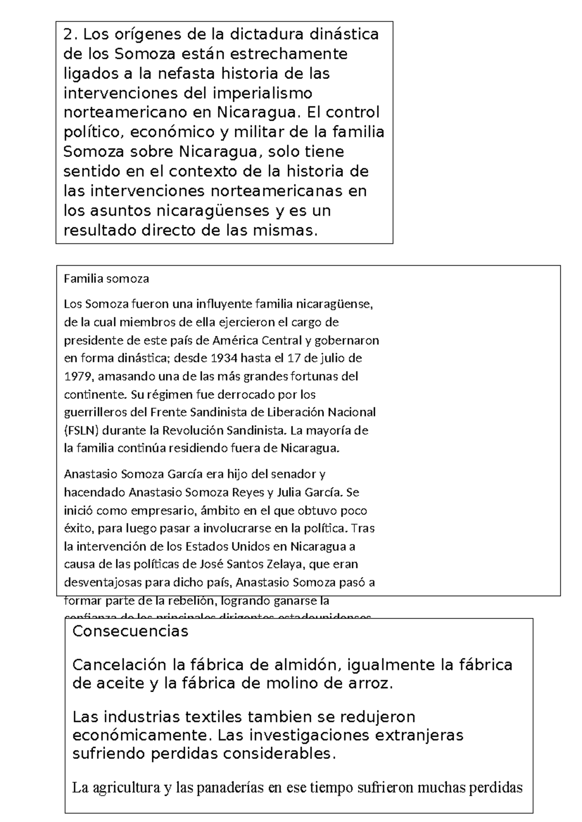 Dictadura somoza - 2. Los orígenes de la dictadura dinástica de los ...