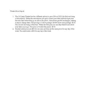 TH1353 Unit 1 Practice Exam and Key - TH 1353 Introduction to Theatre ...
