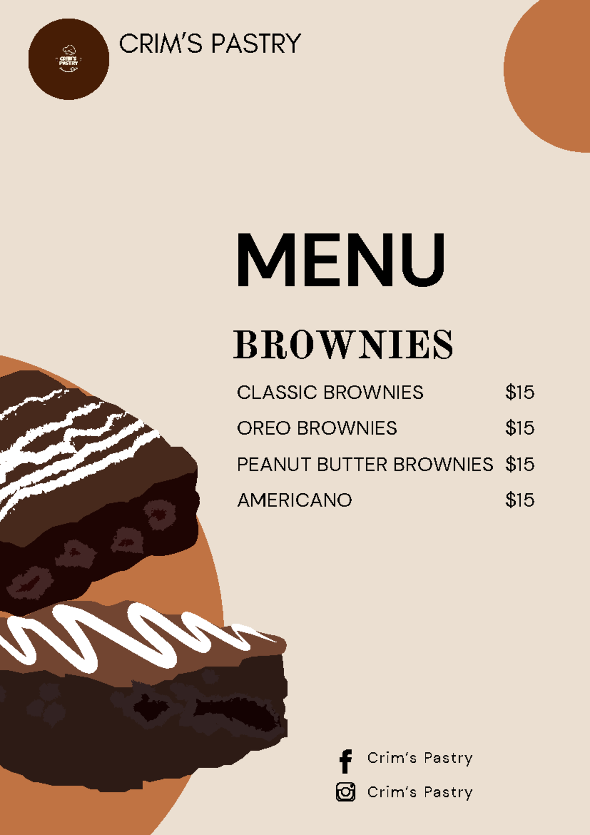 Menucrims - basta basta lang - Entrepreneurship - Crim’s Pastry Crim’s ...