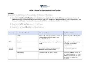 ACC 405 Module 2-1 Assignment - Module 2-1 Assignment Karli Kulp ACC ...