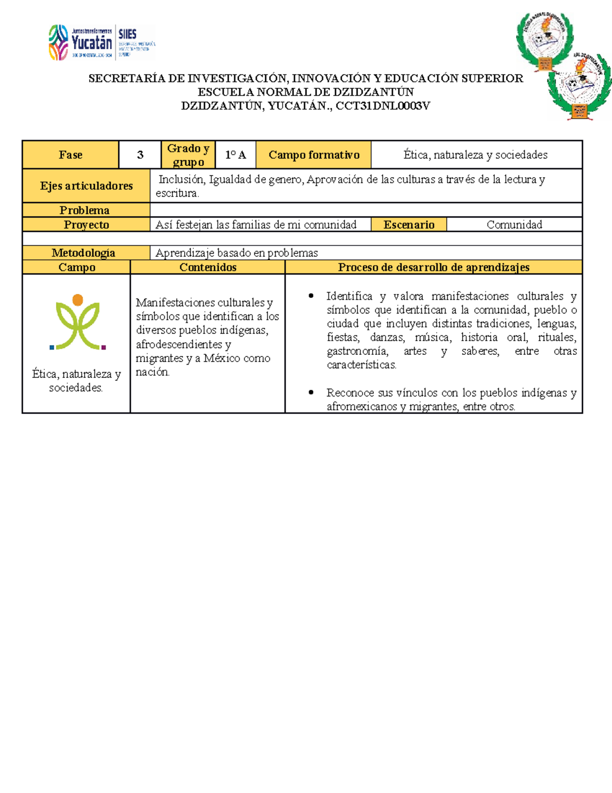 Asi festejan los de mi comunidad - SECRETARÍA DE INVESTIGACIÓN ...