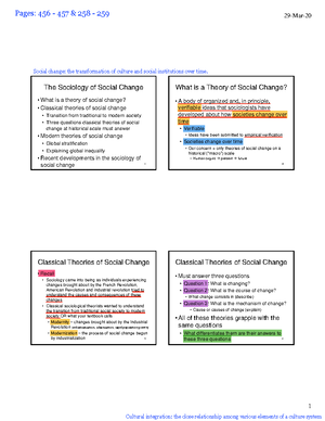 Chapter 7 (social stratification) - Chapter 7 (social stratification ...