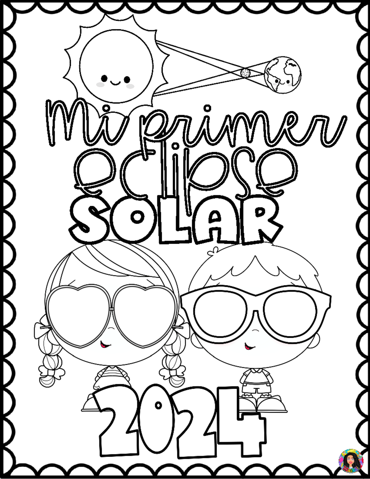 A220F3. Actividades eclipse solar 2024 - solar eclipse Mi primer 8 de ...