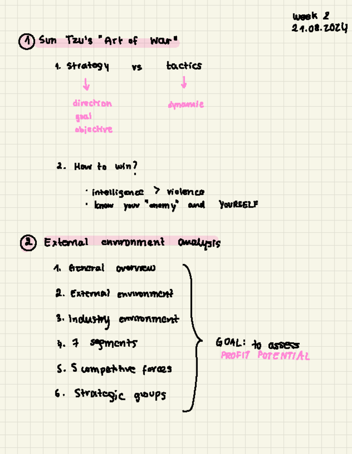 4 - Rsergijseoigjs;o - week 2 21. 08. 2024 1 Sun Tzu's "Art of war ...