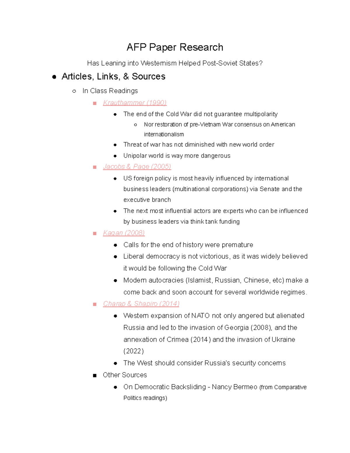 AFP Paper Research - AFP Paper Research Has Leaning into Westernism ...