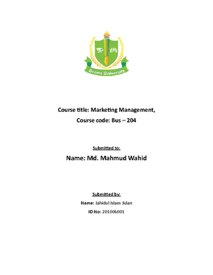 Project-Report-DC - Project Report - Green University of Bangladesh ...