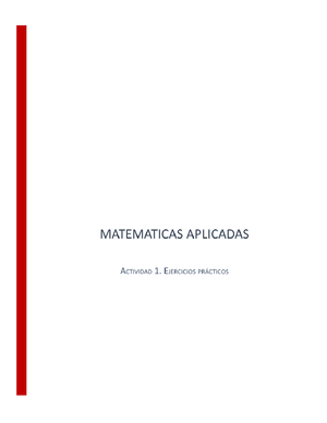ACT 3 - TRABAJO EN EQUIPO - MATEMÁTICAS APLICADAS Actividad 3. Proyecto integrador etapa 1 - Studocu