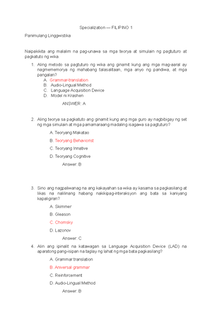 Filipino 8 Q1 Wk1 Naiuugnay ang mahahalagang kaisipang nakapaloob sa ...