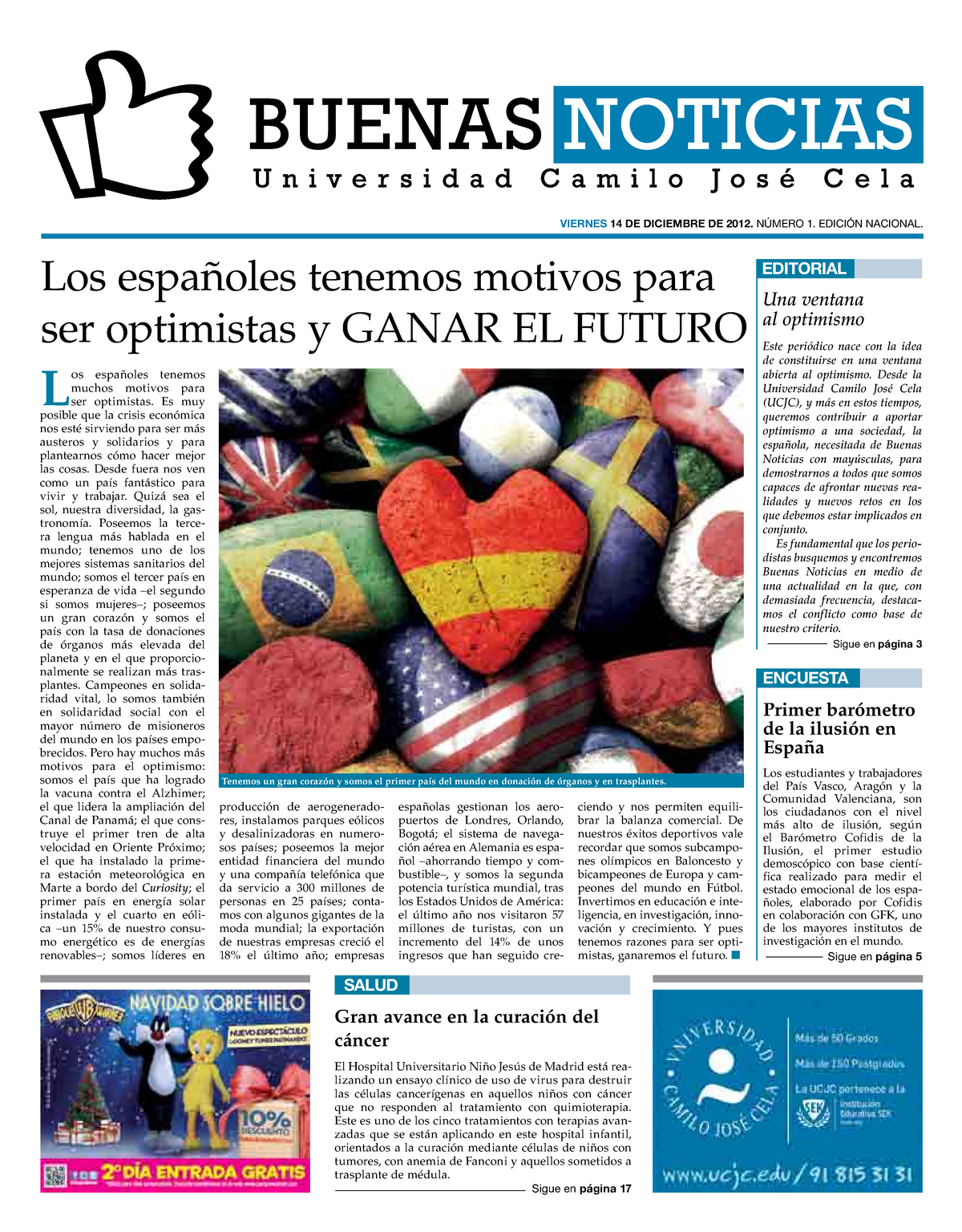 Periodico buenas noticias - SALUD Gran avance en la curación del cáncer El Hospital ...