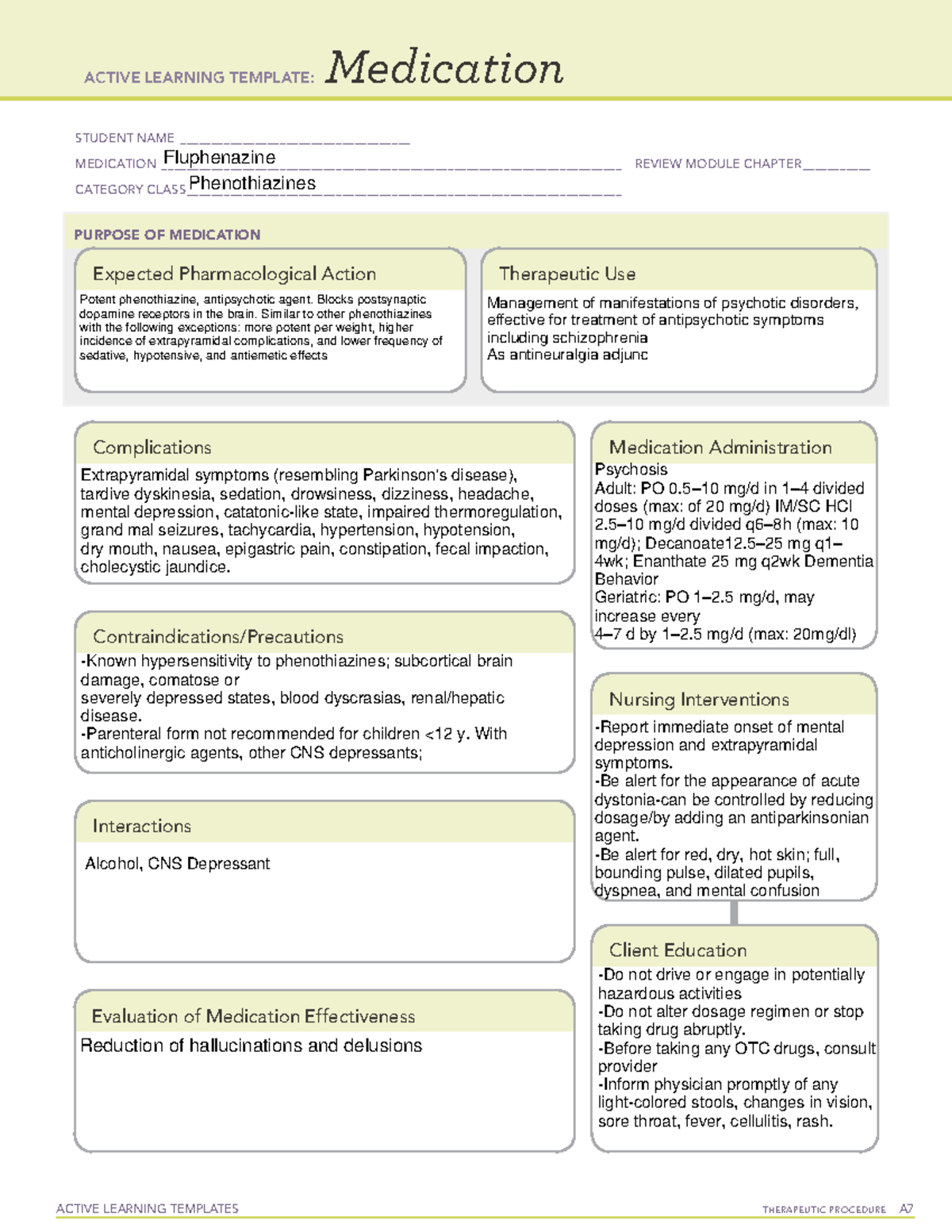Actions to Take for a Client Who is Experiencing Serious Adverse ...