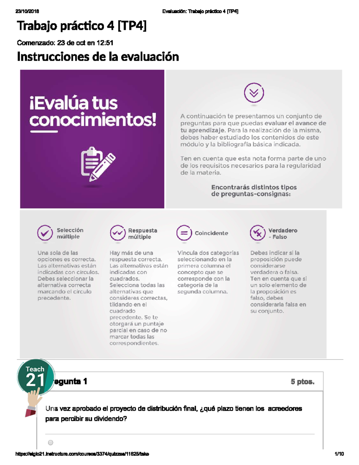 Tp 4 Cy Q 82 5 De 100 1 Concursos Y Quiebras StuDocu