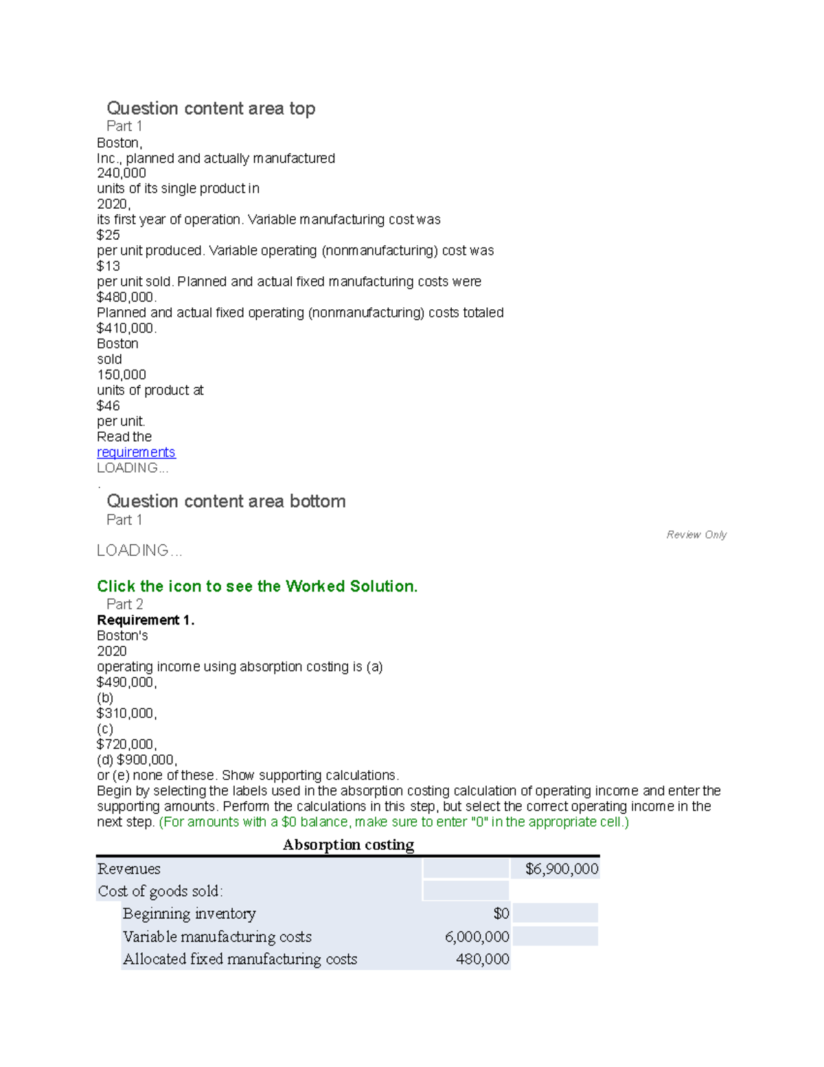 Acc 311 chapter 9 question 5 - Question content area top Part 1 Boston ...