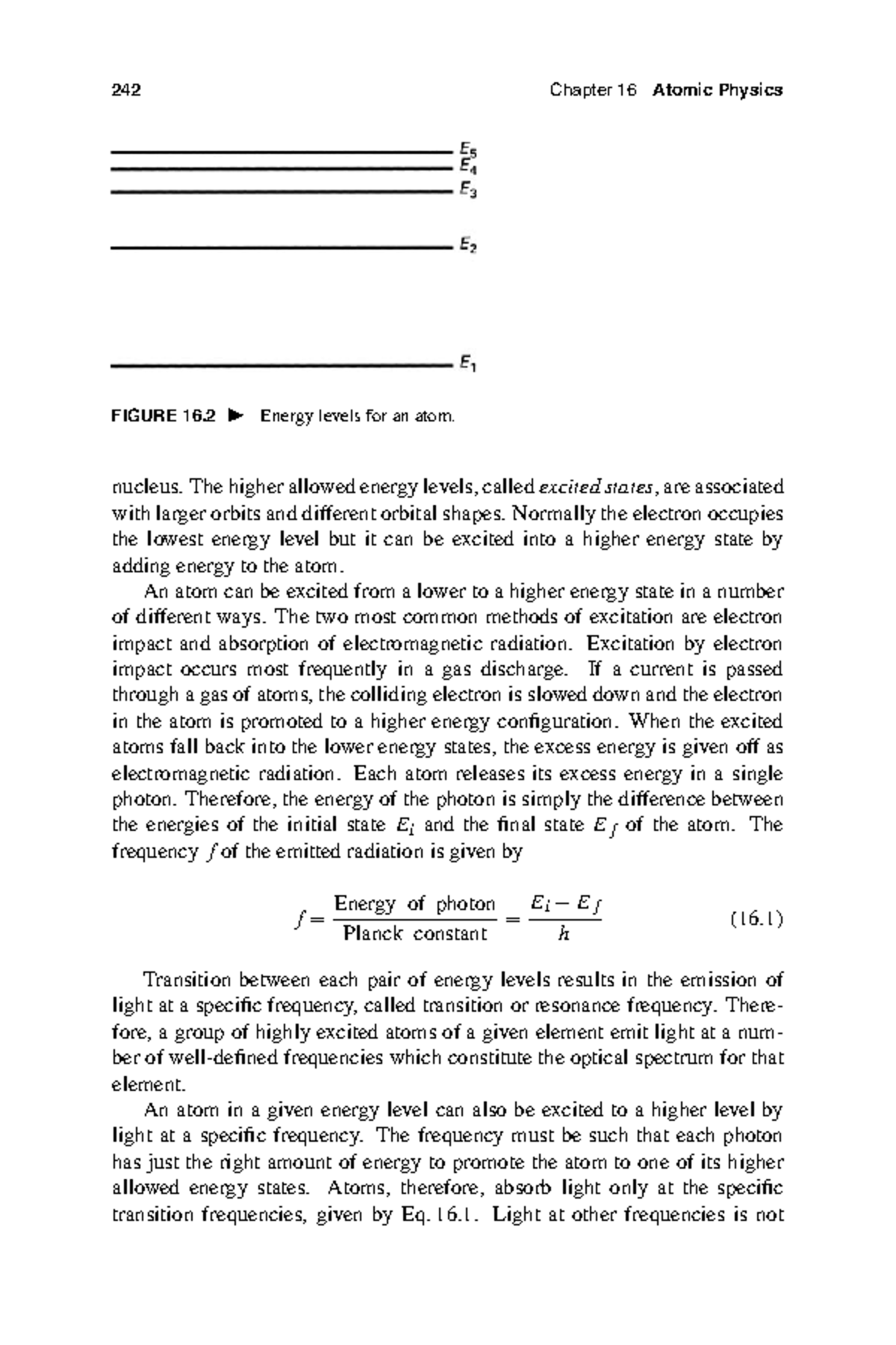 Science for Forecsic - attandance 30 - 242 Chapter 16 Atomic Physics ...
