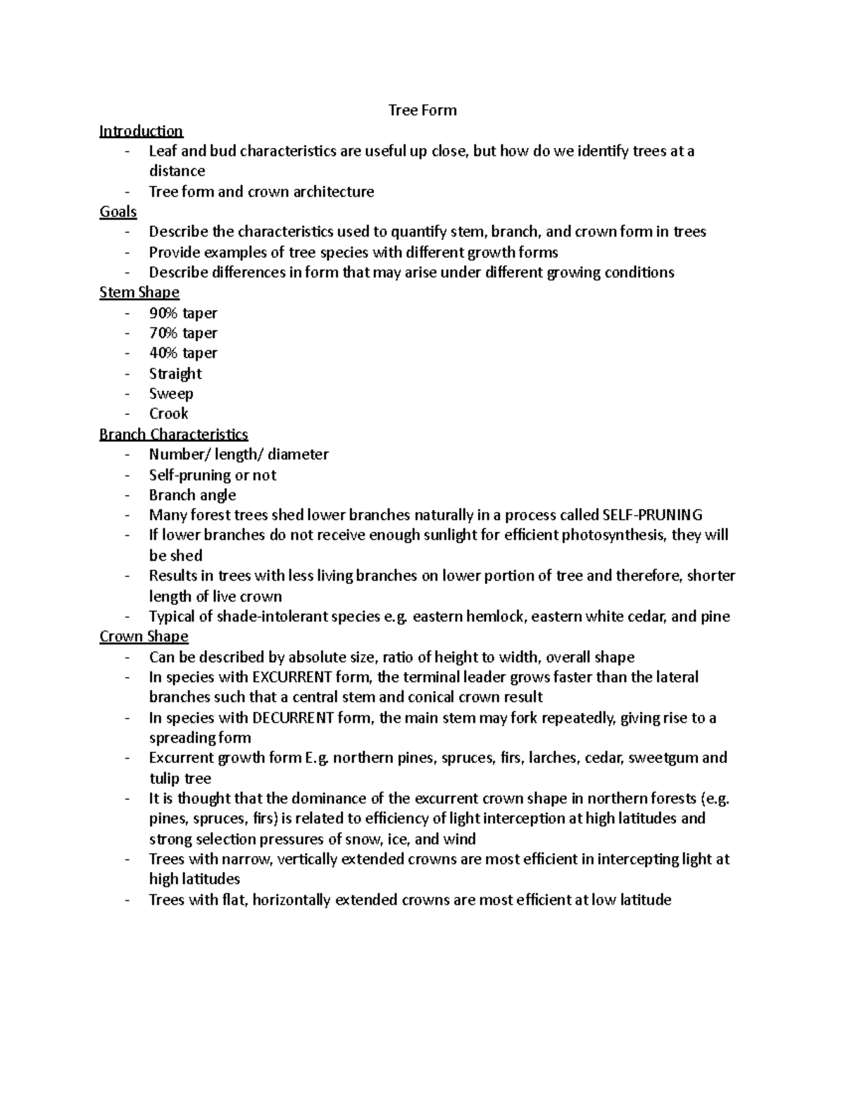 Tree Form - Lecture notes 12 - Tree Form Introduction - Leaf and bud ...