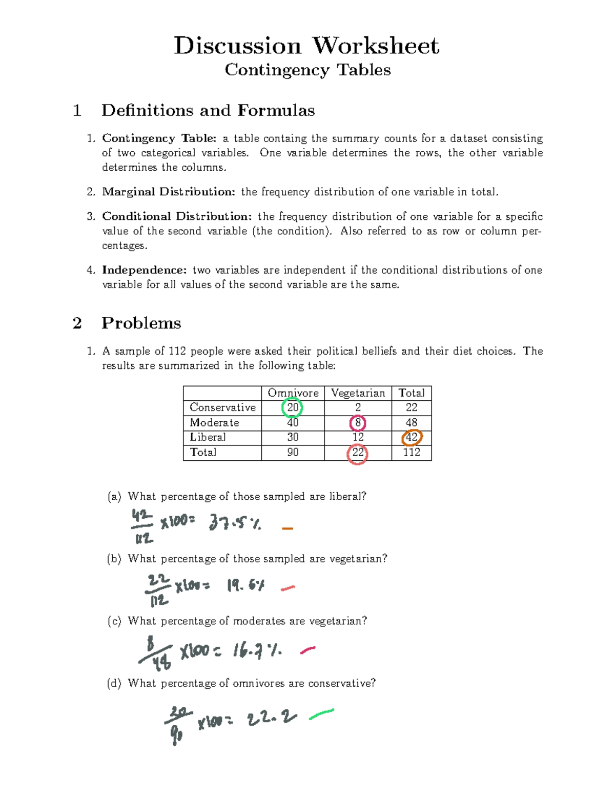 Stats 130 Discussion Worksheet 5 - Discussion Worksheet ...