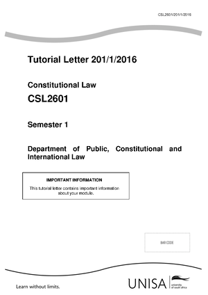 Study Guide for CSL2601 - © 2016 University of South Africa All rights ...