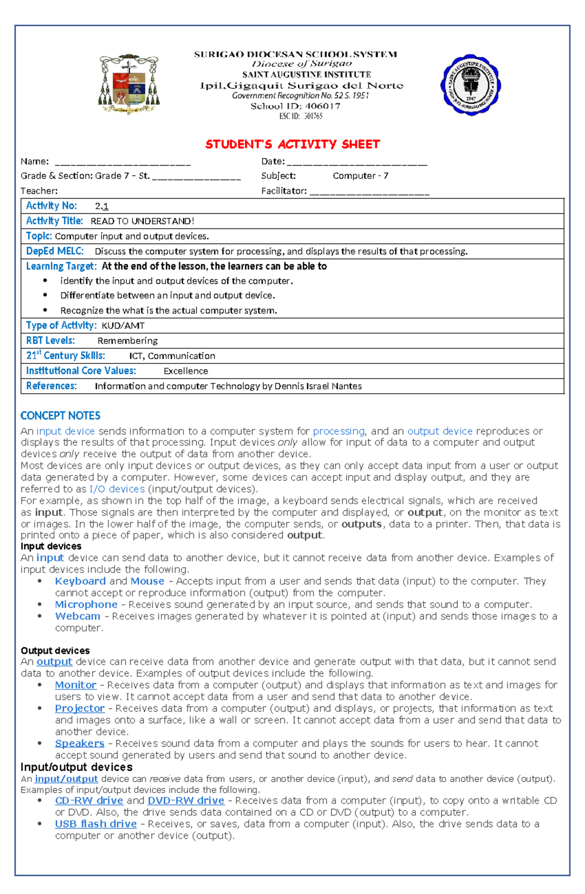 Computer Keys and Keyboard and its function Computer Keys and Keyboard ...