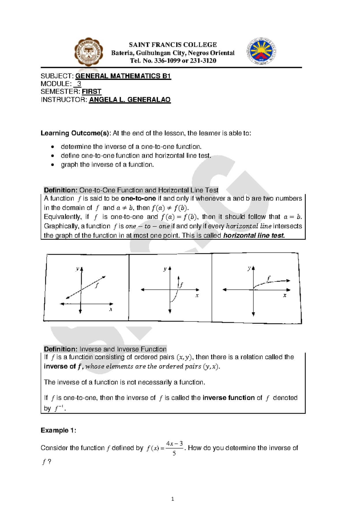 SFC GEN MATH M3 - Help you understand more about mathematics involving ...