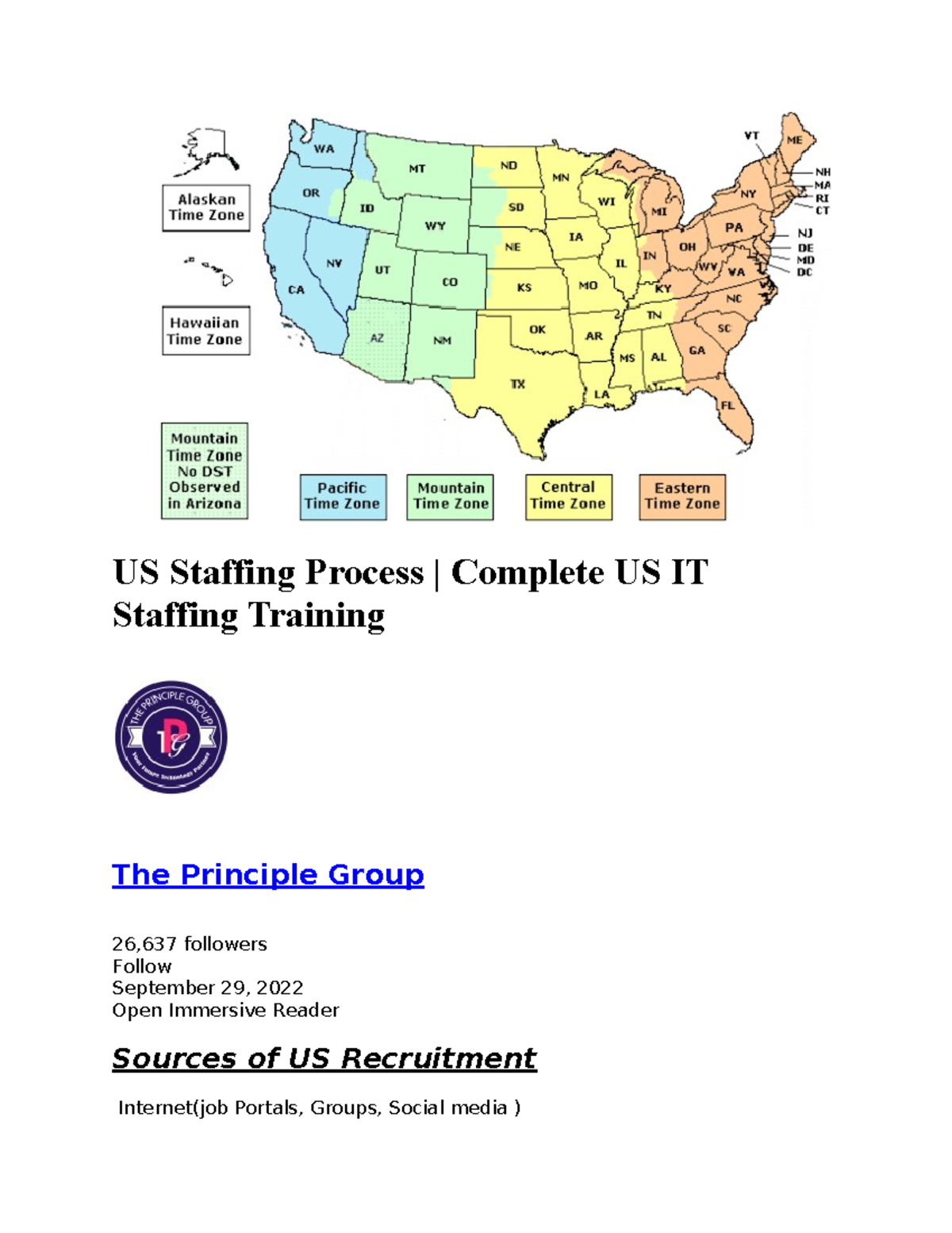 US IT Staffing Study Material - US Staffing Process | Complete US IT ...
