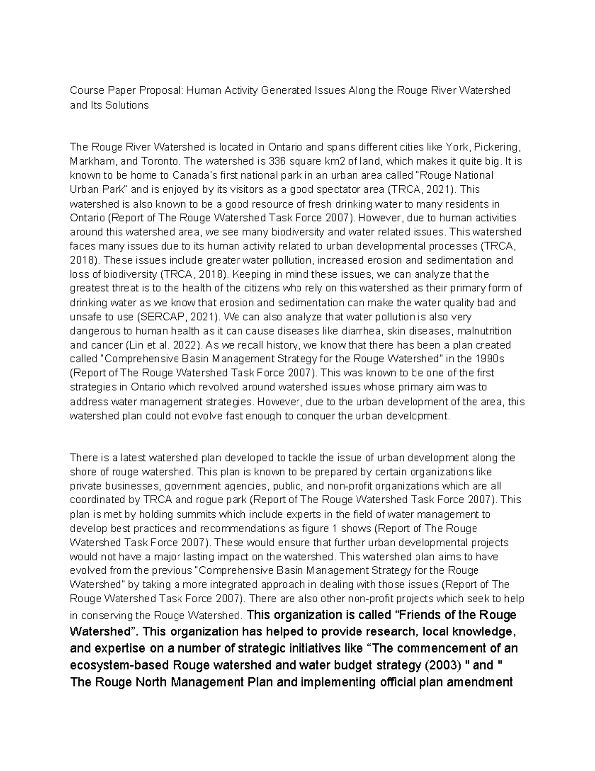 Course paper - All the important stuff - Course Paper Proposal: Human ...