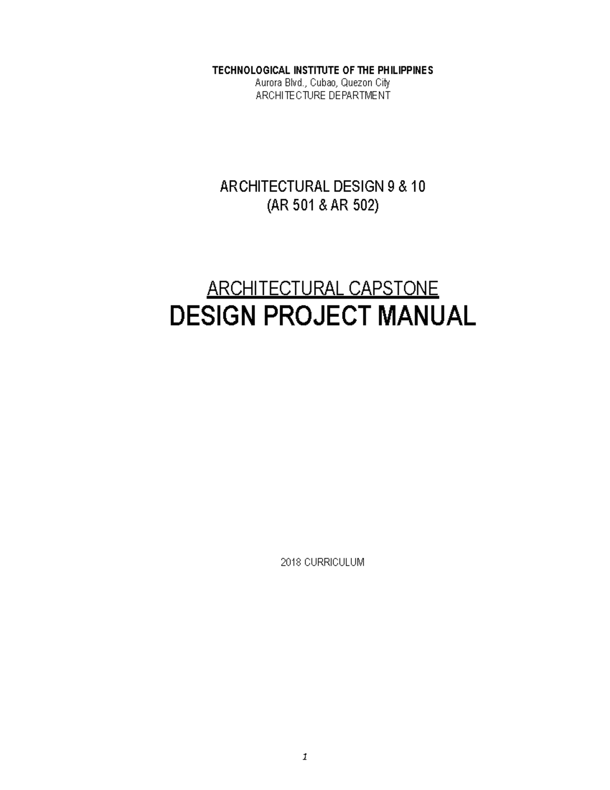TIPqc Capstone Manual 0823 rev3 - TECHNOLOGICAL INSTITUTE OF THE ...