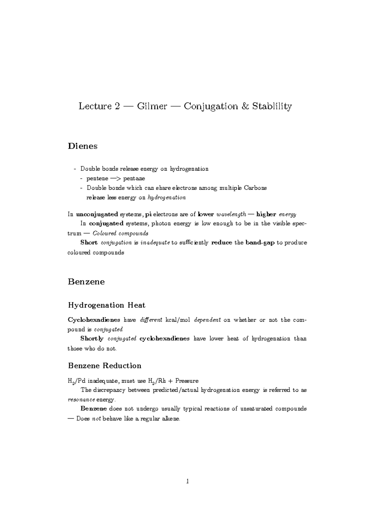 Lecture 2 — Conjugation & Stablility - Lecture 2 Gilmer Conjugation ...