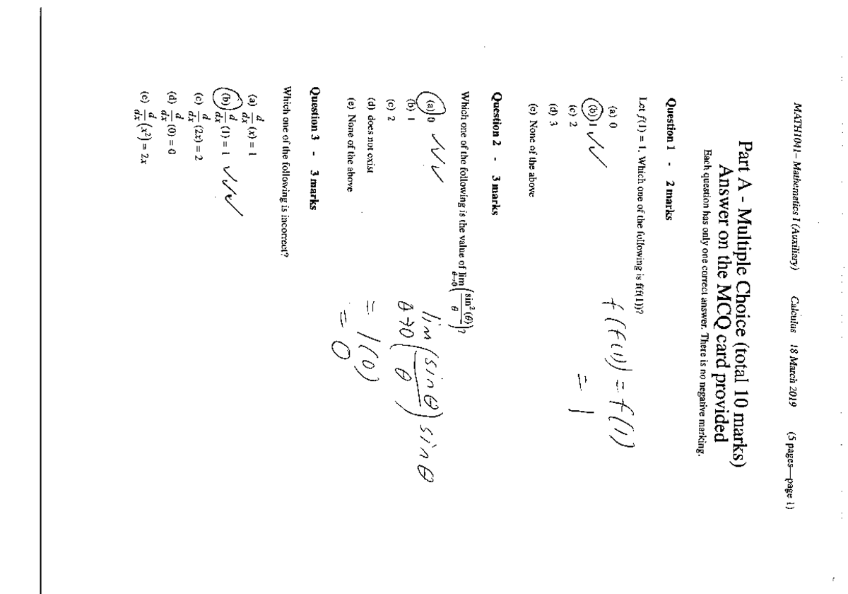 2019 memo Calc 18March -241437598 - Studocu
