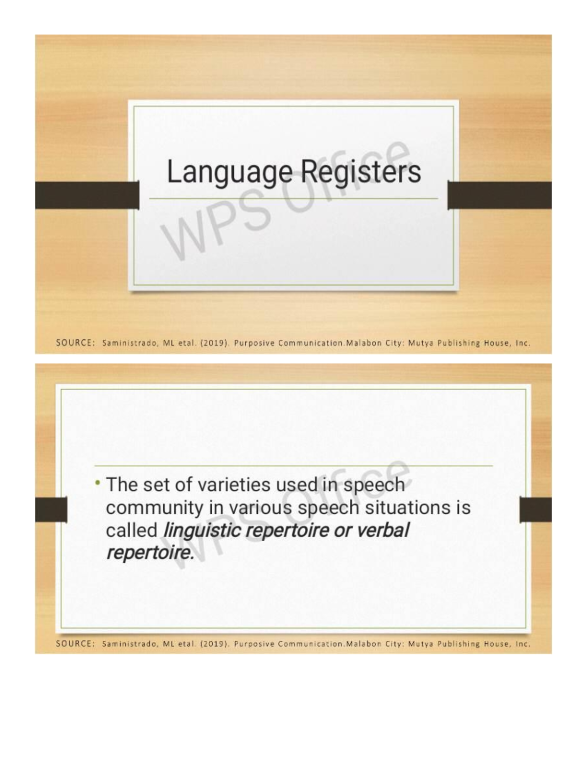 Language Register - Education - Studocu