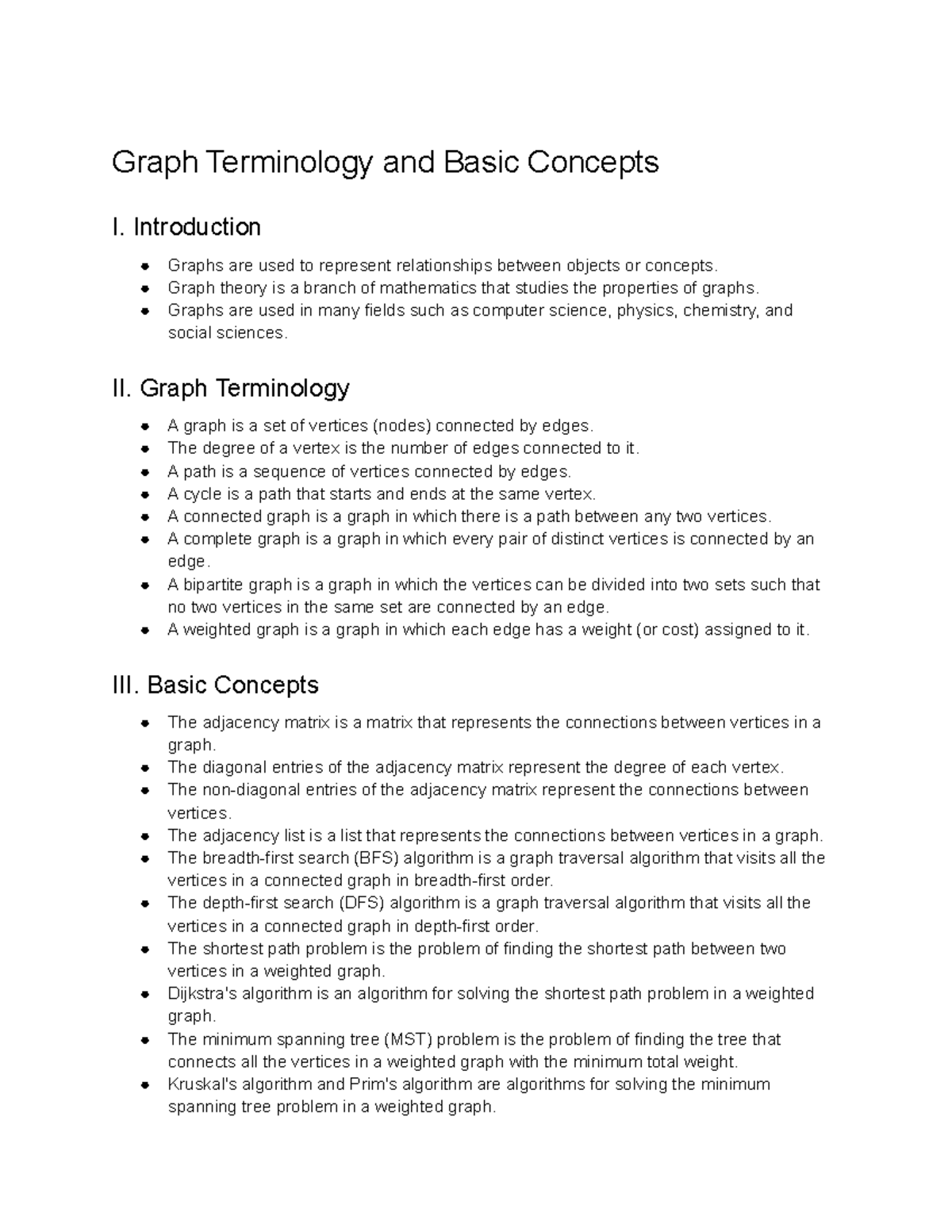 Foundations of Mathematical Reasoning (MAT-0092) Lecture 17 - Graph Terminology and Basic ...