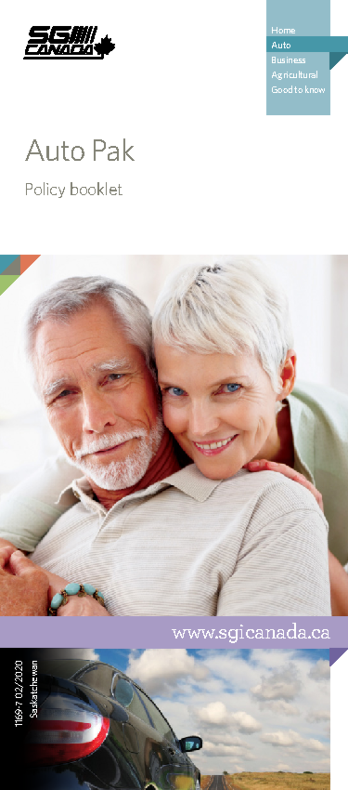 Sgicanada Auto Booklet - Auto Pak Policy booklet 1169-7 02 ...