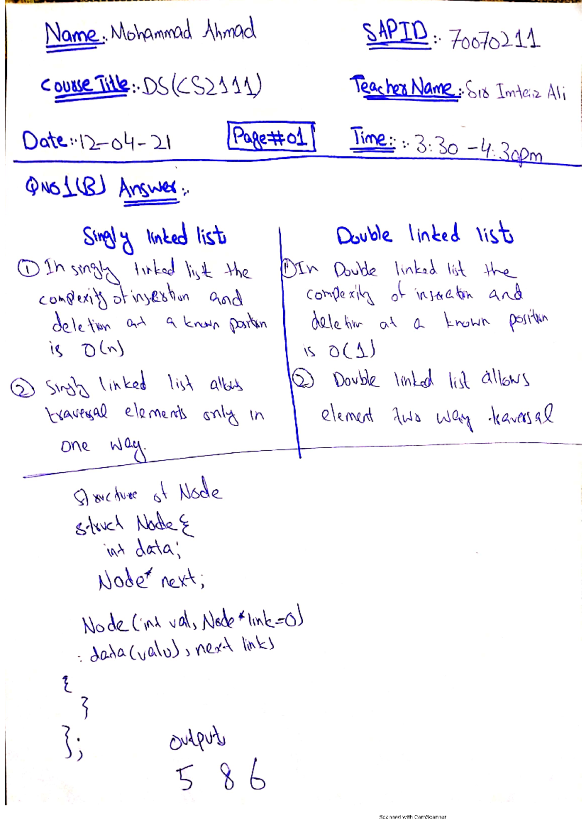Mid data structure (70070211) - Elementary Linear Algebra - Studocu