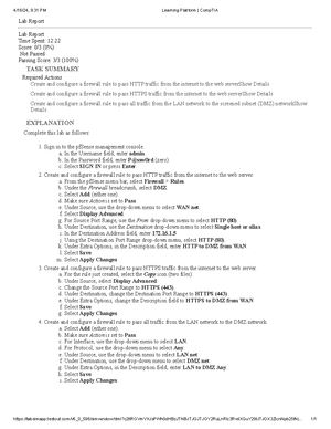 Learning Platform Comp TIA.pdf 6 - 4/15/24, 4:26 PM Learning Platform | CompTIA - Studocu