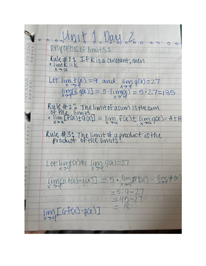 Solved Explain 3 Different Ways That A Derivative Is Used Or The