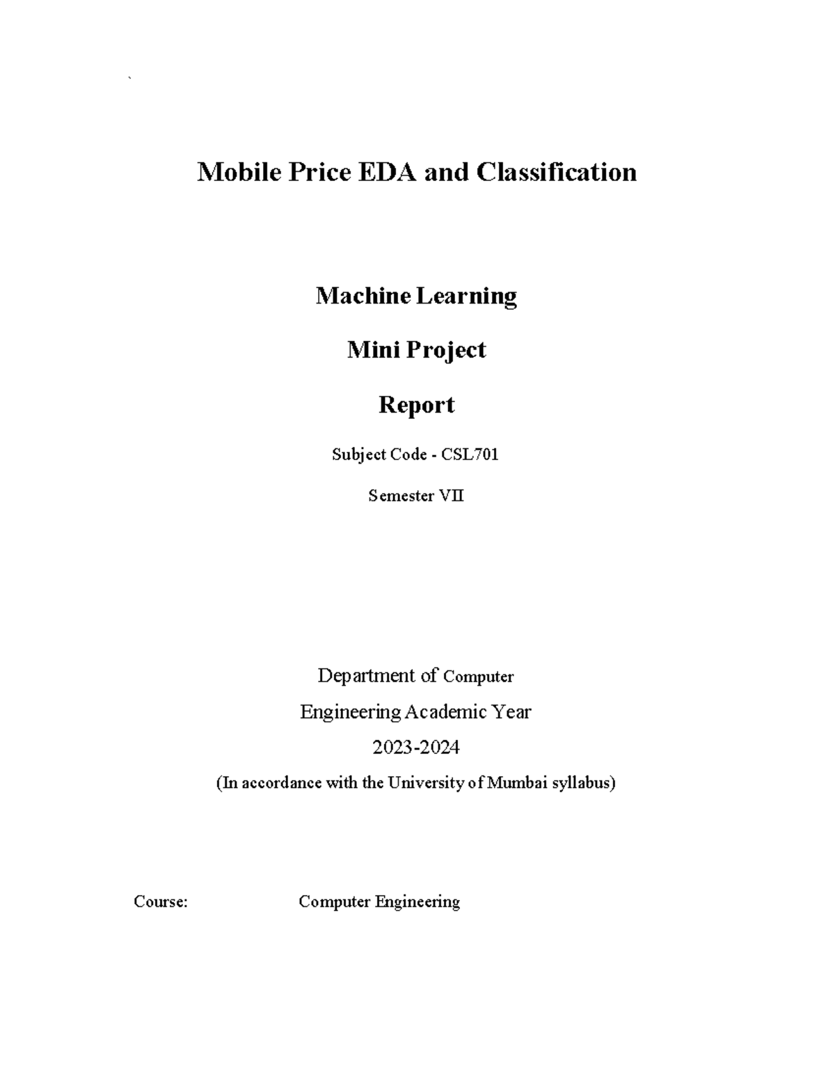 Mobile Price EDA and Classification project - ` Mobile Price EDA and ...
