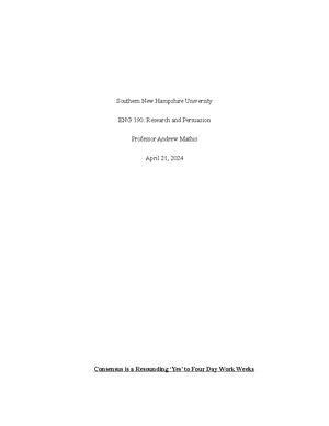 Module 3-1 Assignment - Part One: Collection of Resources Southern New ...