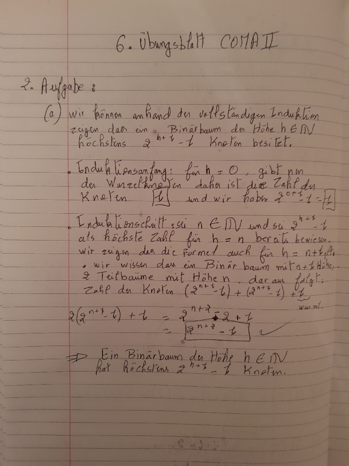 Coma HA 6 - nicht korrigierte Abgabe - Computerorientierte Mathematik ...
