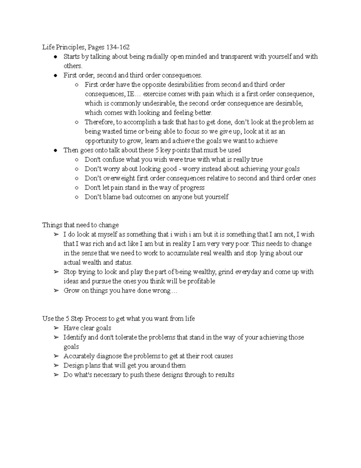 Principles - Life Principles - Life Principles, Pages 134- Starts by ...