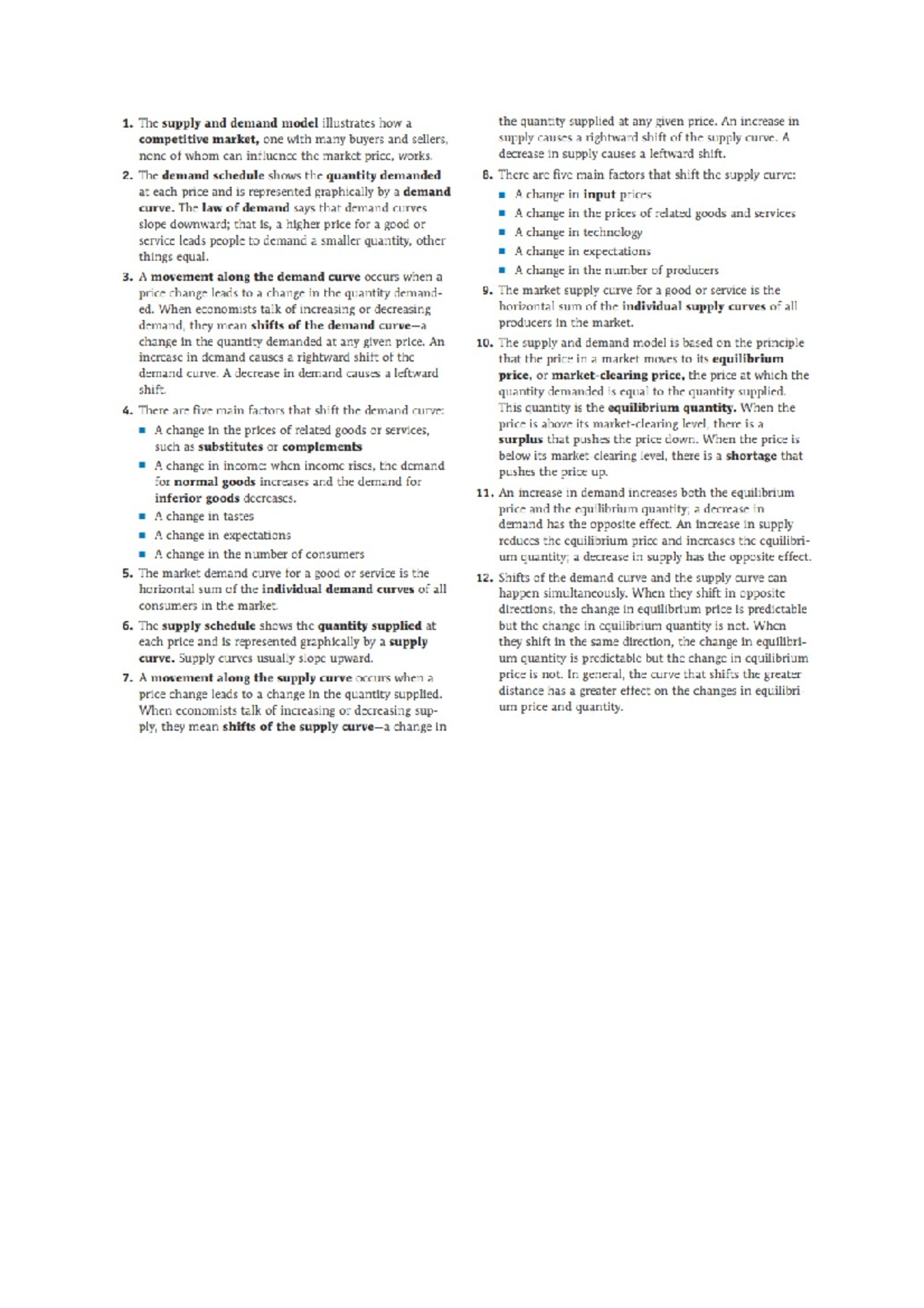 Chp 3 - point form - eco101 - Studocu