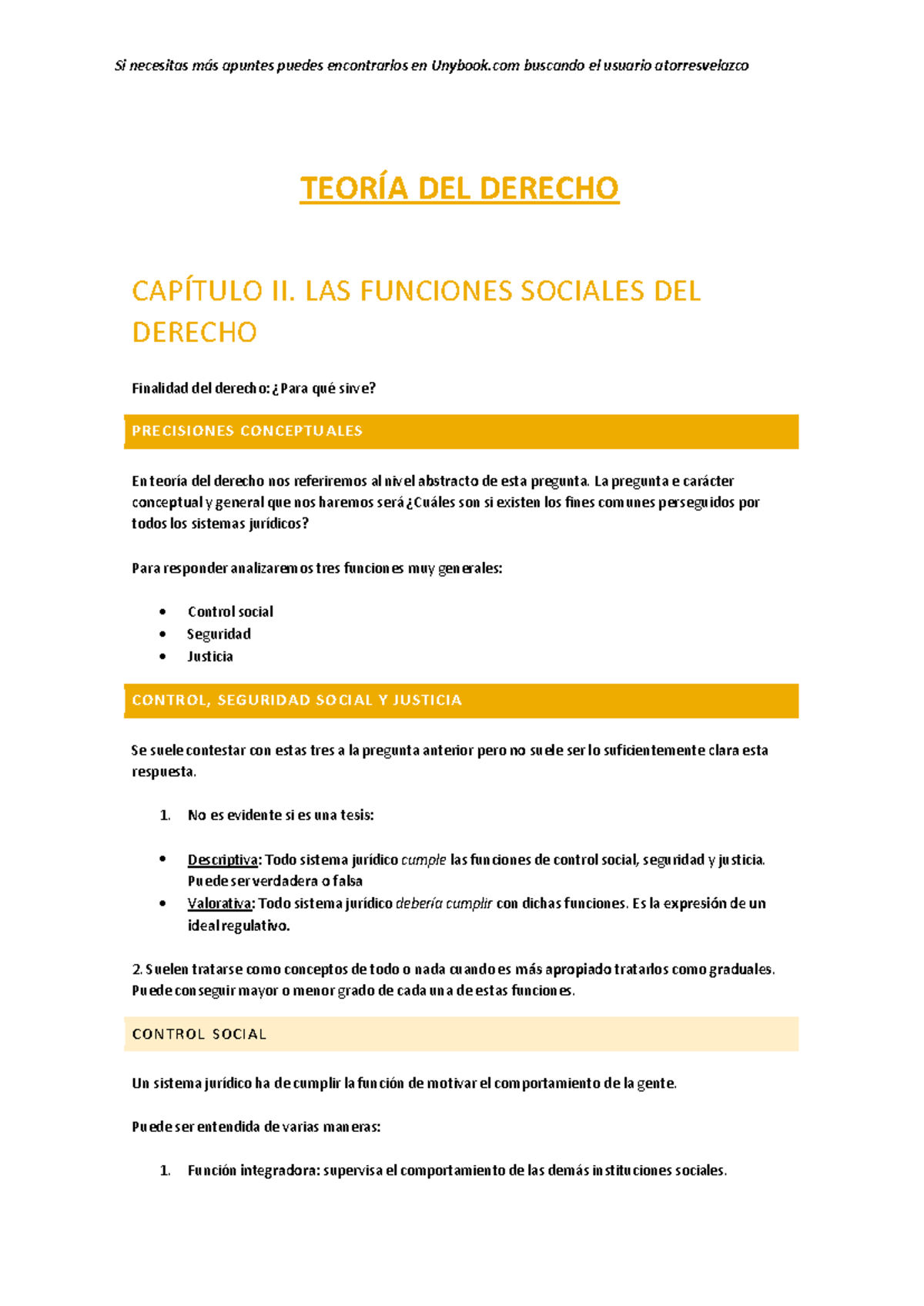 Teoría del Derecho. Tema 2 - Warning: TT: undefined function: 22 Warning: TT: undefined function ...