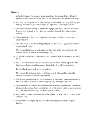 MATH 220 Chapter 5 - MATH 220 Notes for Ch 5 - Chapter 5: Chapter 5 is ...