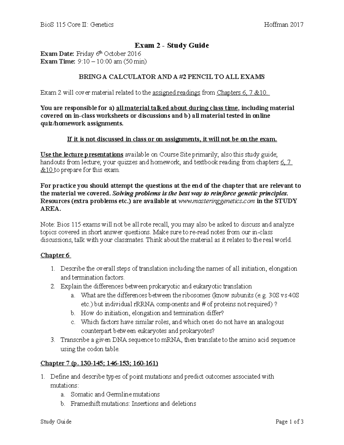 Exam 2 study guide 2017 - practice questions and answers for exam 2 ...