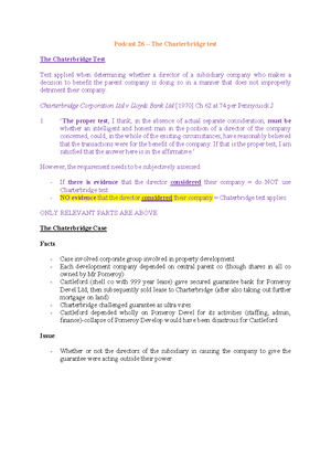 Principles of company law step by step guide to final exam questions ...