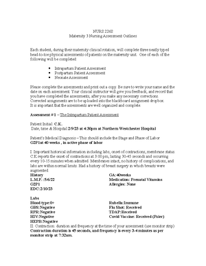 Maternity Terminology - 226S Mercy College MATERNITY TERMINOLOGY ...
