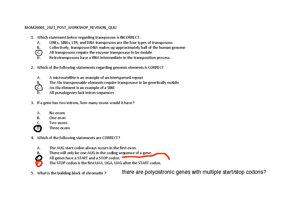 BIOM2000 1 Topic 2 Post Lecture Quiz - BIOM20001_2021_POST_WORKSHOP ...