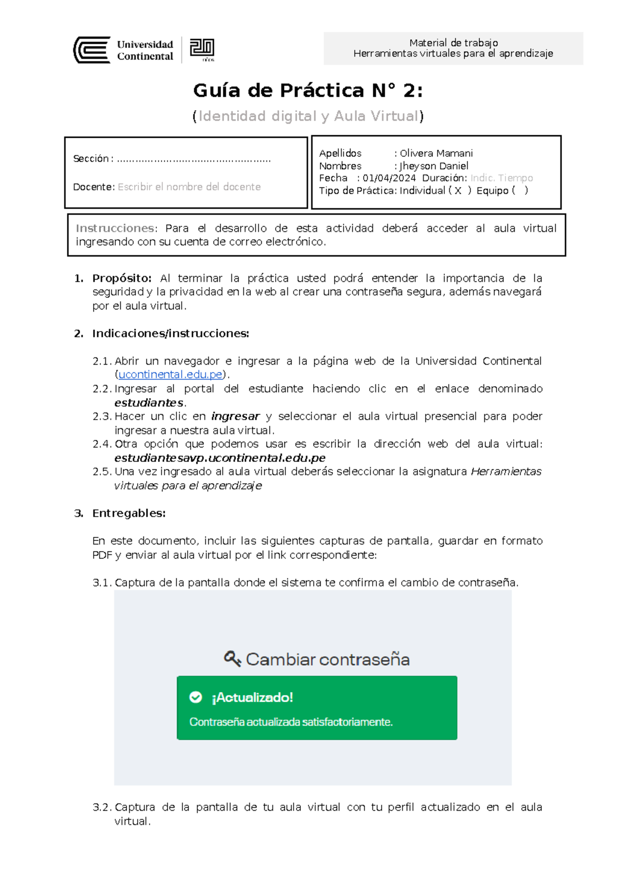 Guia practica de la semana 02 - Material de trabajo Herramientas virtuales para el aprendizaje ...