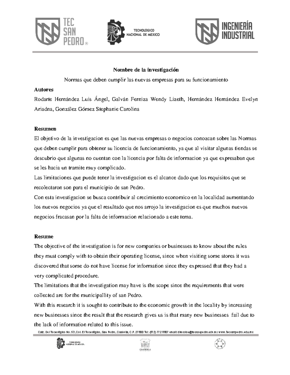 Normas QUE Deben Cumplir LAS Nuevas Empresas PARA SU Funcionamiento ...