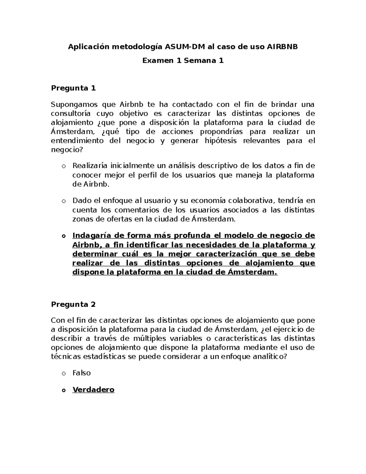 Modulo 1 Examen 1 Aplicación metodología ASUM-DM al caso de uso Airbnb ...
