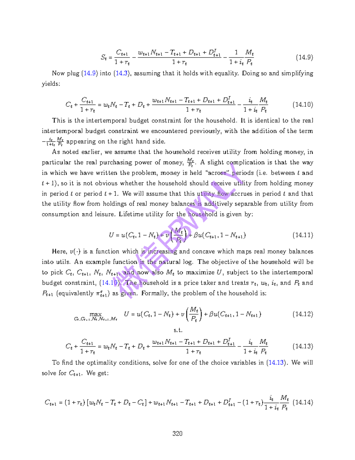 20220326154907 623f35f396884 gls intermediate macro may2021 321 - St = Ct+ 1 1 + rt − wt+ 1 Nt+ ...